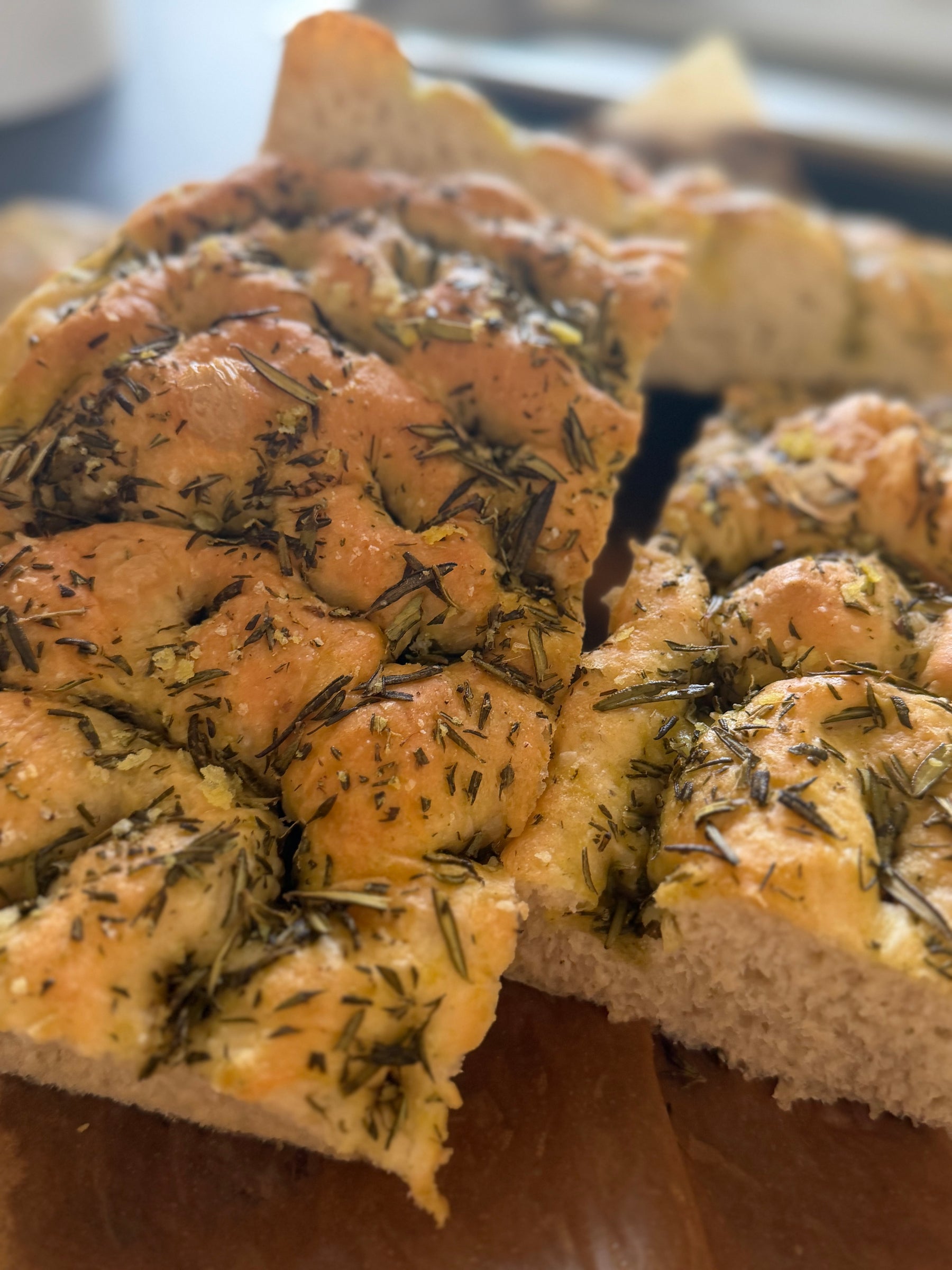 Roasted Garlic & Rosemary Focaccia – Bannerman's Breads & More